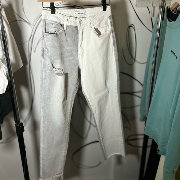 Flying Monkey | Jeans | Flying Monkey White Gray Invincible Super High ...